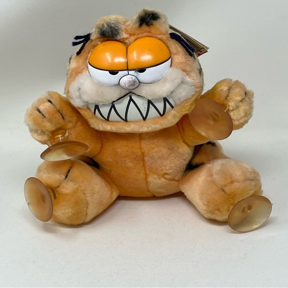 Vintage | Design | Vintage Garfield Stuck On You Plush Window Cling ...